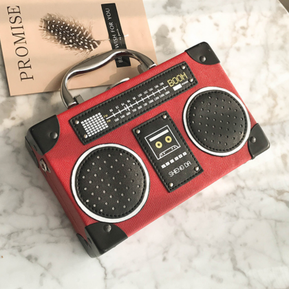 Retro Radio Box Style Handbag Shoulder Bag on Luulla