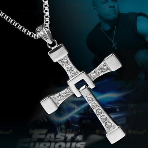 ''fast And Furious''men 925 Sterling Silver Cross Necklace on Luulla