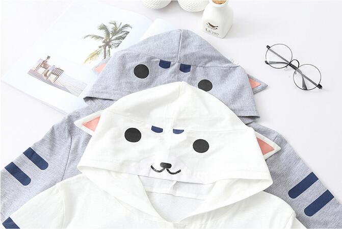 Japanese Cute Cat Ear Long Sleeve Hoodie Sweater on Luulla