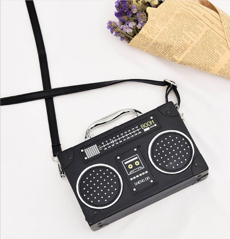 Retro Radio Box Style Handbag Shoulder Bag on Luulla