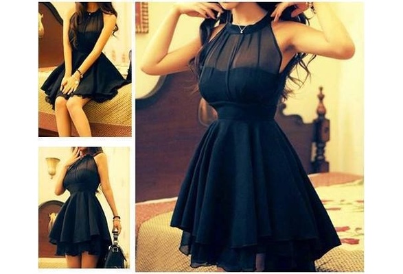 Sleeveless Bodycon Dress With Open Back on Luulla